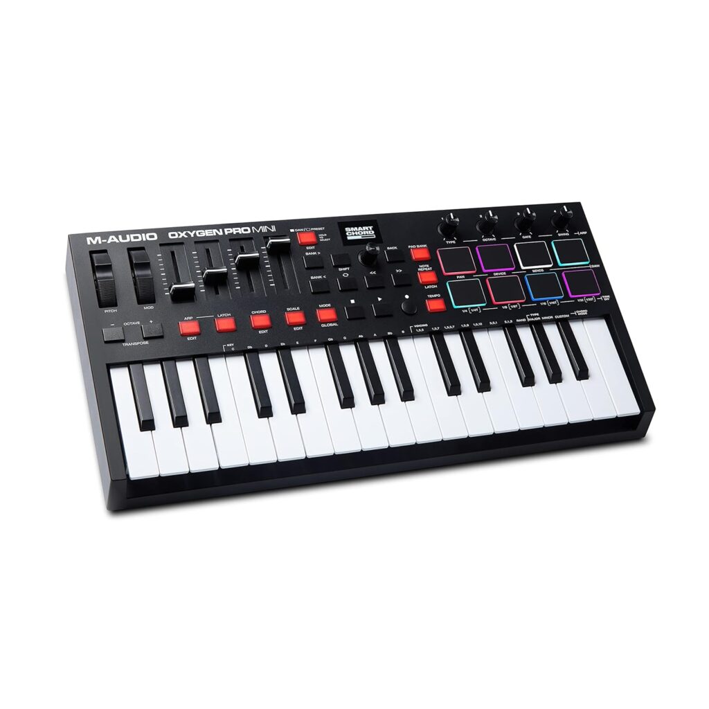 M-Audio Oxygen Pro Mini – 32 Key USB MIDI Keyboard - Instrument Wala