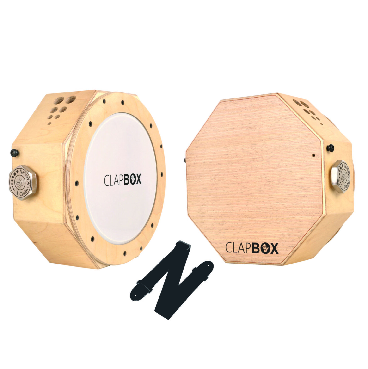 Clapbox Travel Cajembe (3 instruments in 1) with bag and strap ...