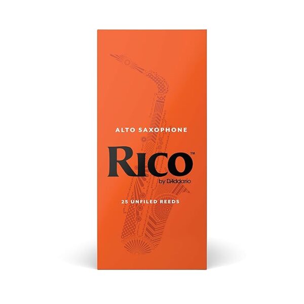 Rico Alto Sax Reeds, Strength 2.5, 25-pack - Instrument Wala